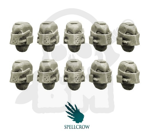 Battle-Models > Hełmy Kosmicznych Rycerzy 10 szt. Space Knights Helmets ...